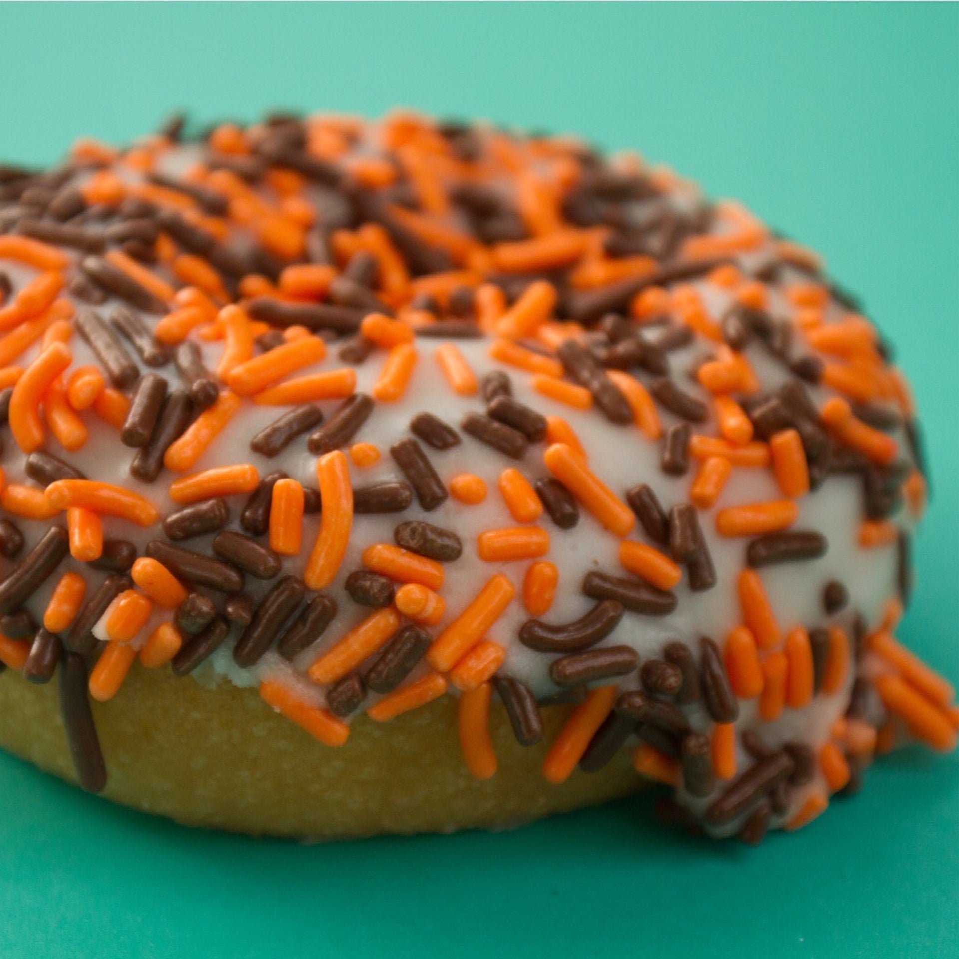 Single Vanilla Donut with Vanilla Frosting & Sprinkles | Fleitz Pumpkin ...